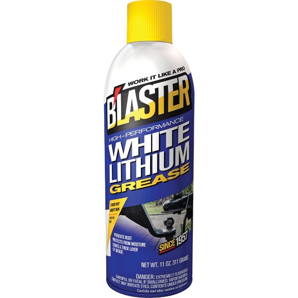 16-LG Blaster 11 Oz. Aerosol High-Performance White Lithium Grease