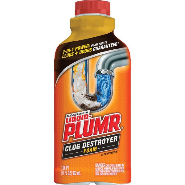 1290 Liquid-Plumr Slow Flow Fighter 17 Oz. Foaming Liquid Drain Opener ...