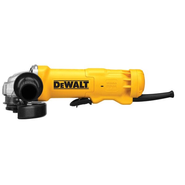 DWE402N DeWalt 4-1/2 Small Right Angle Grinder, Paddle with Non-Lock-On ...