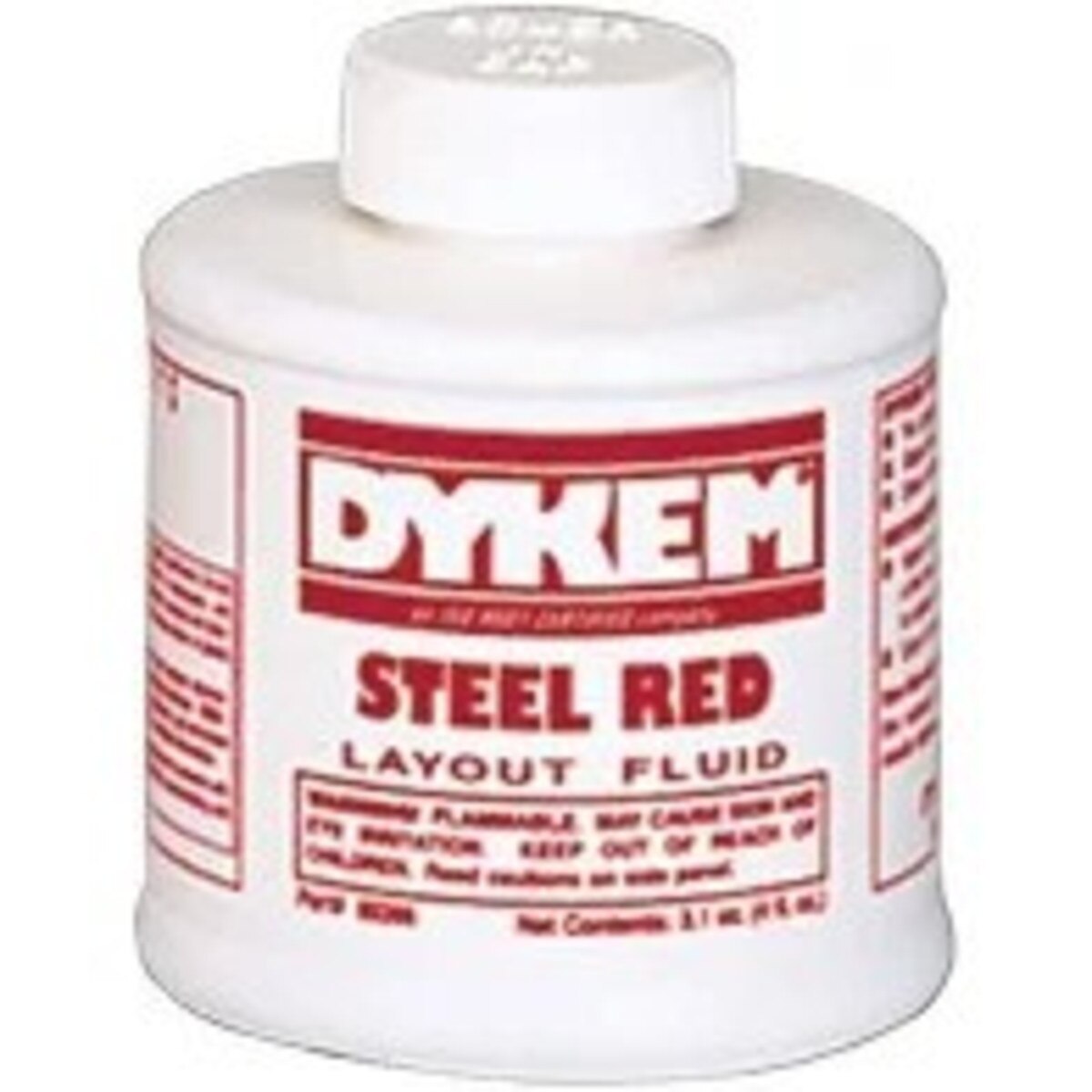 80696 ITW Dykem STEEL RED Layout Fluid,Bottle 930 mL