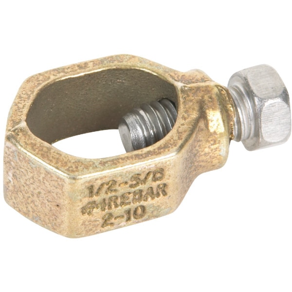 CP58BX Erico 1/2 In. to 5/8 In. #10 to #2 AWG Ground Rod Clamp