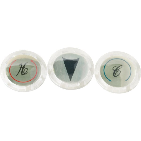 A663008CP-JPF1 Home Impressions Acrylic Faucet Index Replacement Handle ...