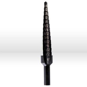 10231 Irwin Unibit Step Drill Bit Set,13 Hole S (1/8"-1/2"),1/8''