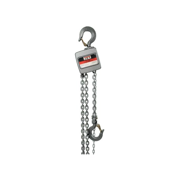 Jet 133110 1-Ton AL100-100-10 Aluminum Hand Chain Hoist with 10ft of Lift