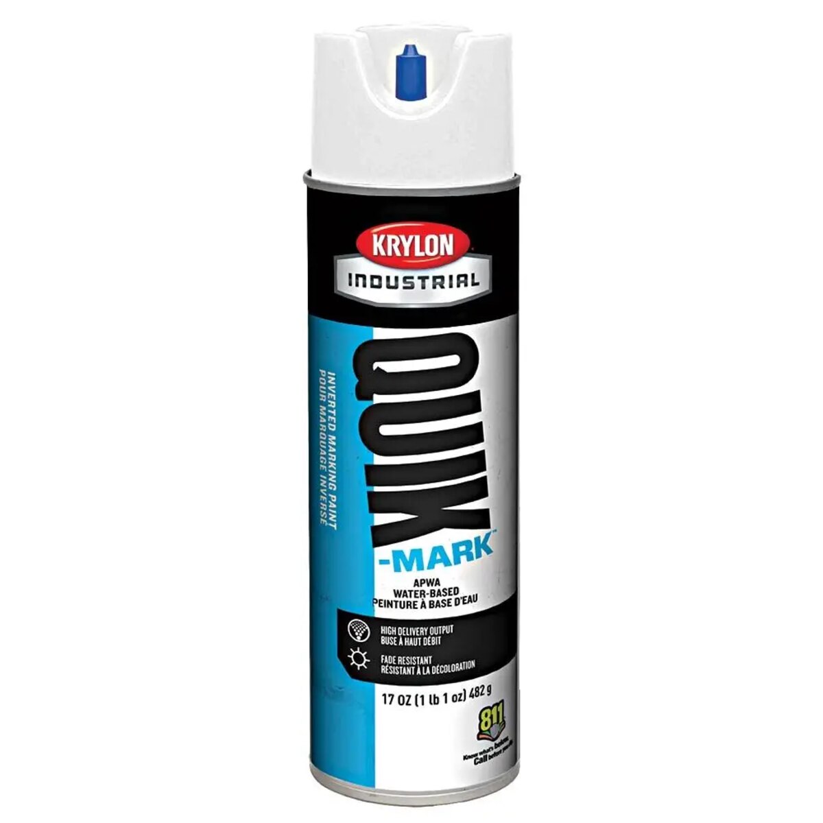 S03901 Krylon Industrial Quik-Mark WB Inverted Marking Paint,APWA ...