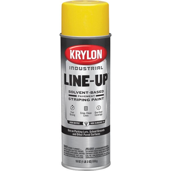 K00830108 Krylon Industrial 8301 SB Highway Yellow Striping Paint