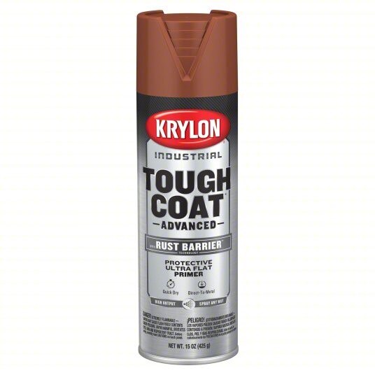 Rust-Oleum K00699008 Tough Coat Spray Paint, 15 oz, Red Oxide Primer ...