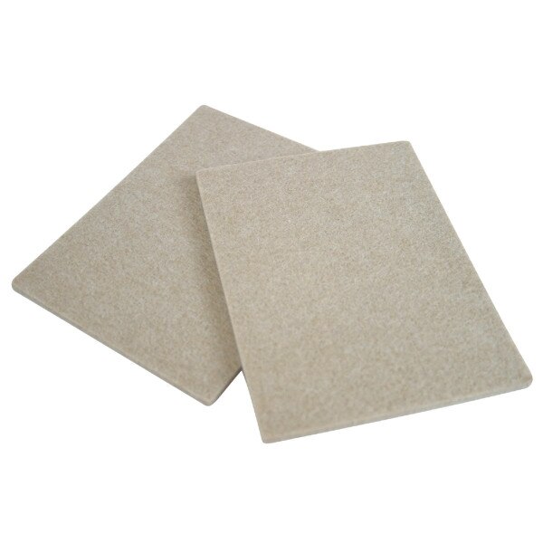 63040 Magic Sliders 6 In. x 4-1/2 In. Oatmeal Felt Sheet,(2-Pack)
