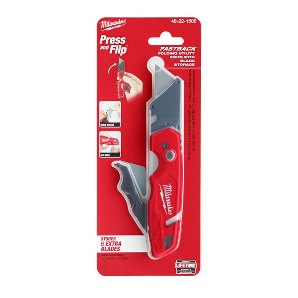 Milwaukee 48-22-1502 FASTBACK™ Folding Utility Knife with Blade Storage