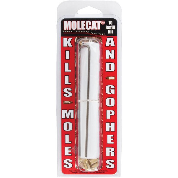 101 Molecat Mole & Gopher Killer Refill Kit, (10-Pack)