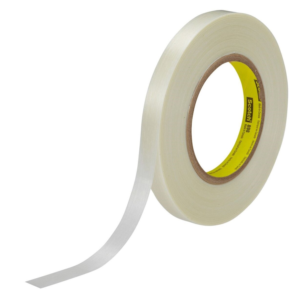 21200-39800 3M Filament Tape 898 Clear,12mm x 330 m