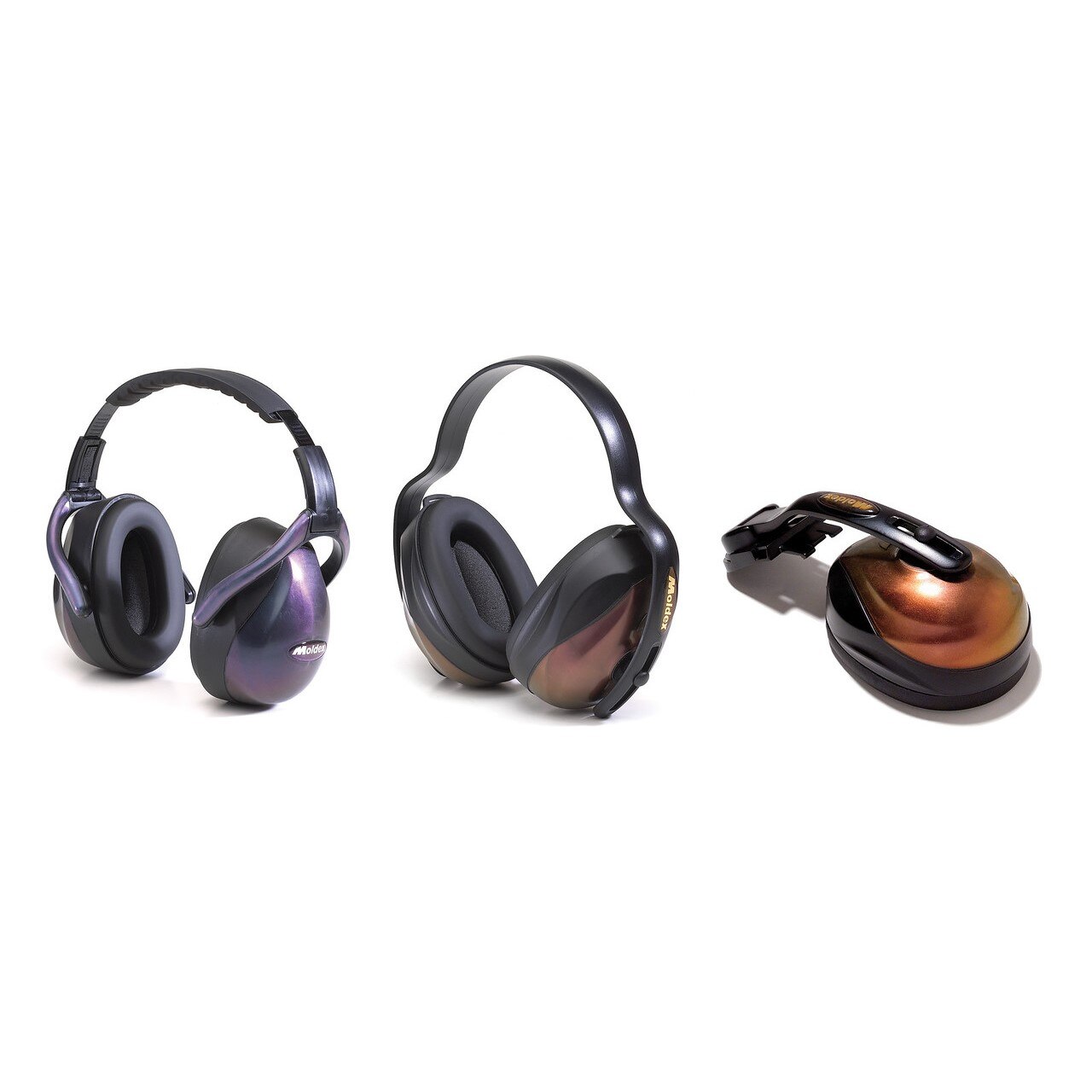 Moldex 6140 Earmuff Cap Mount Sleek Curvy Black MX-7