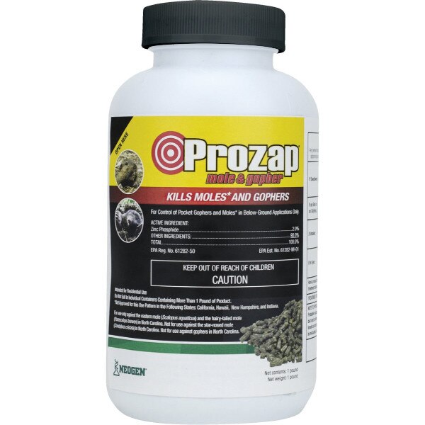 112845 Prozap 1 Lb. Pellets Mole & Gopher Killer Bait