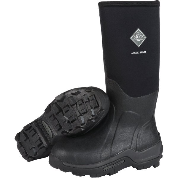 ASP000-12 Muck Arctic Sport Men's Size 12 Black Hi Performance Rubber Boot