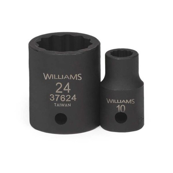 Williams 37622 Socket 1 1/2 Inch OAL Metric 22 MM Size