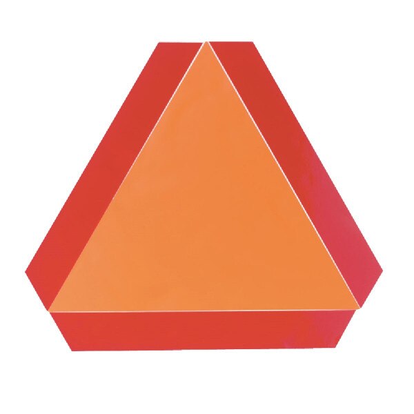 S276.7 SMV DECAL Safety Vehicle Emblem 16 In. x 14 In. Slow Moving ...