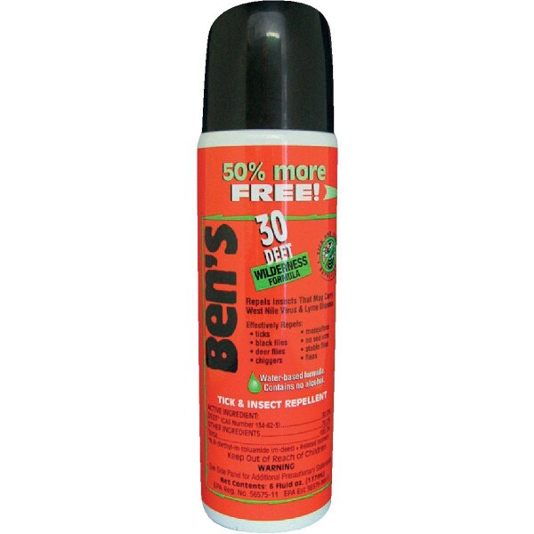 0006-7178 Ben's 30% Deet 6 Oz. Insect Repellent Aerosol Spray