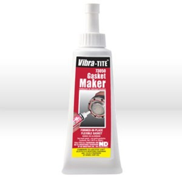 73050 Vibra-Tite Liquid Gasket,Flexible gasket maker,50 ml,Red