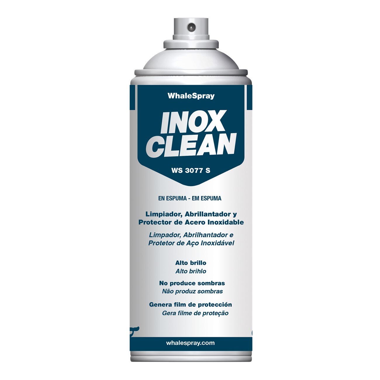 WhaleSpray 3077 Inox Stainless Steel & Aluminum Cleaner, Spray
