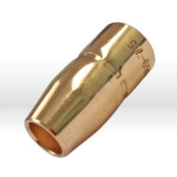169-715 Miller 1/2" Slide-On Flush Mig Nozzle, 2/Pack