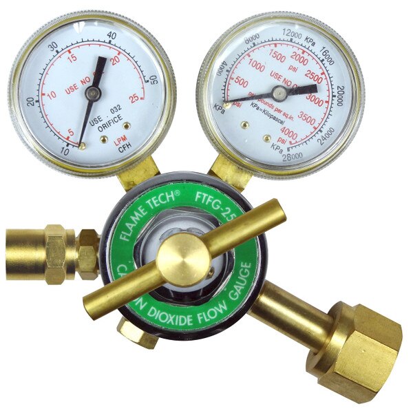 REGFG320 XTRweld Regulator Flow Gauge, CO2, CGA-320